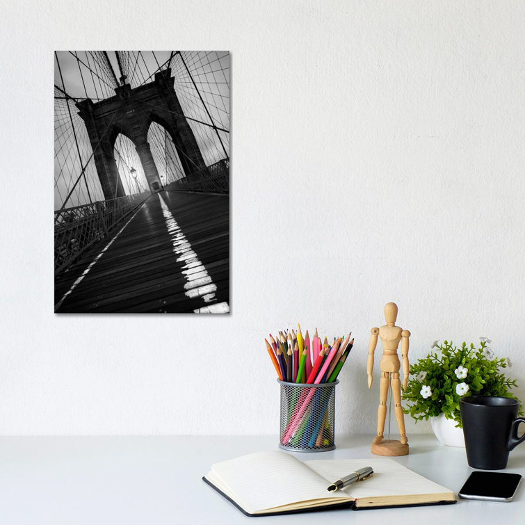 17 Stories Brooklyn Bridge Study I by Moises Levy - Wrapped Canvas Art Prints | Wayfair.co.uk